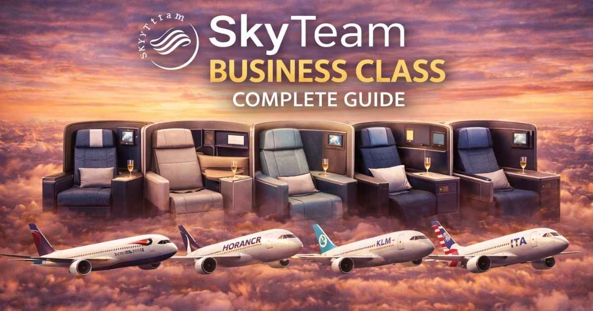 SkyTeam Business Class: Delta, Korean Air & 17 More
