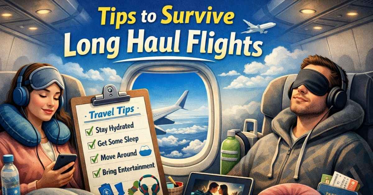 20 Tips to Survive Long Haul Flights (That Actually Work in 2026)